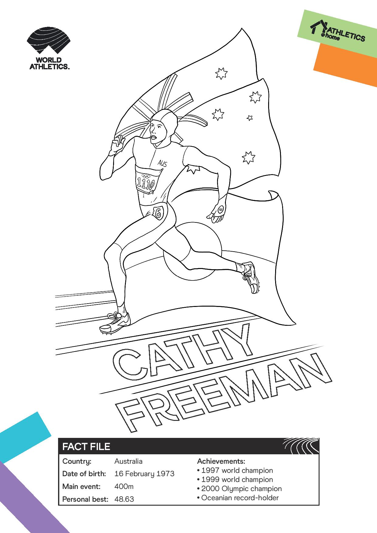 Athletics@Home- Ζωγραφίστε τους Xiang και Freeman - Trackfieldcy